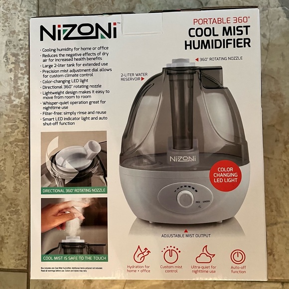 nizoni | Other | Nizoni Cool Mist Humidifier | Poshmark